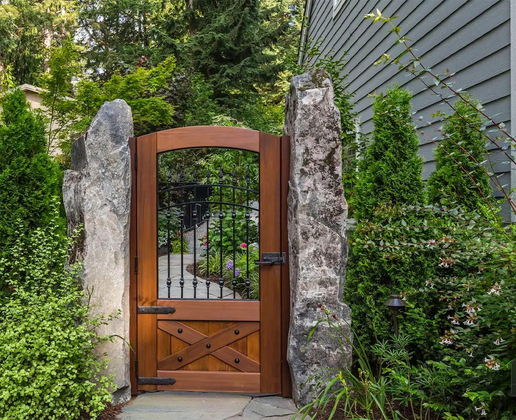 Wooden side gates store